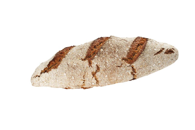Pan de Rye aislado foto de archivo. Imagen de fresco - 11914814