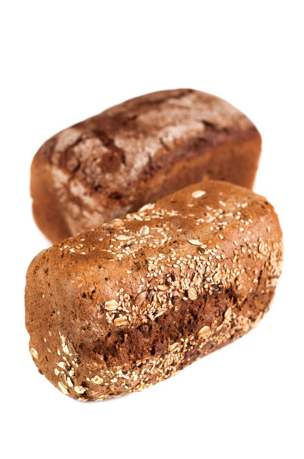 Pan de Rye aislado foto de archivo. Imagen de productos - 23738818