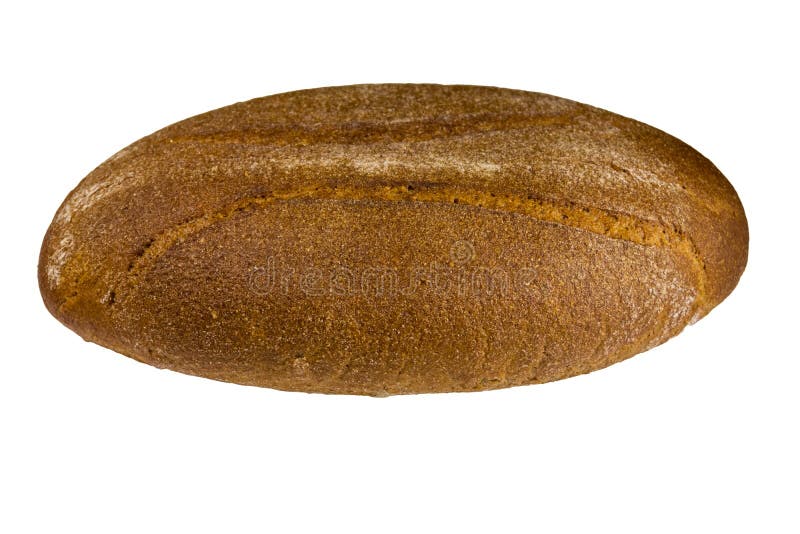 Pan De Rye Aislado En El Fondo Blanco Foto de archivo - Imagen de ...