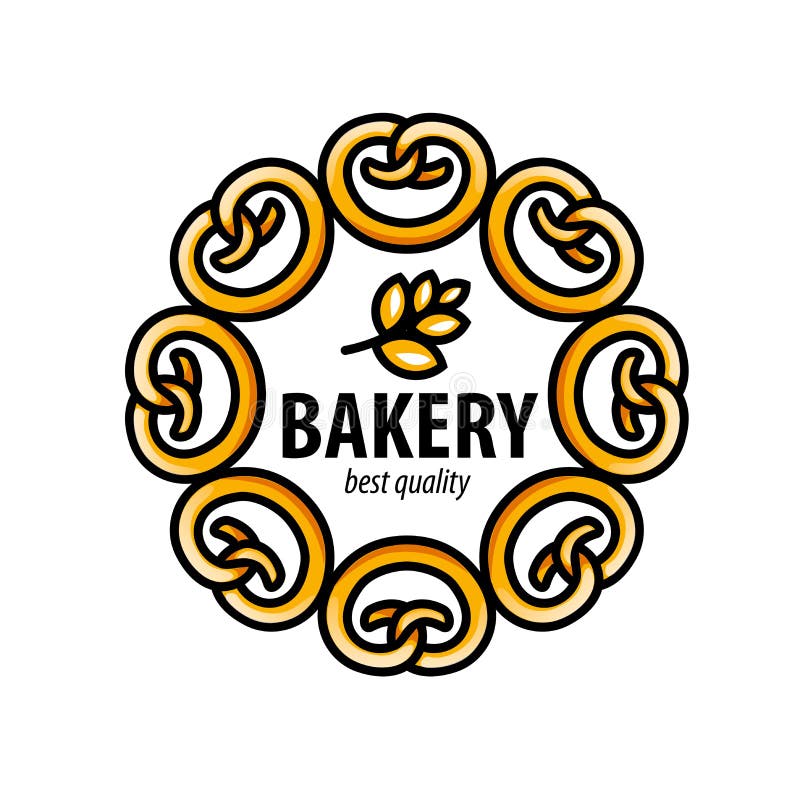 Pan Del Logotipo Del Vector Ilustración del Vector - Ilustración de ...