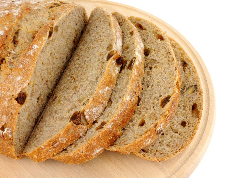 Pan Del Pan De La Mazorca En El Tablero De Pan De Madera Imagen de ...