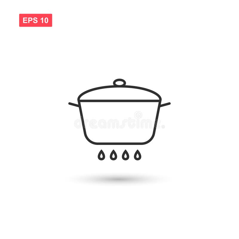 Pan Fire Icon Vector Design Isolated 3 Stock Vector - Illustration of ...