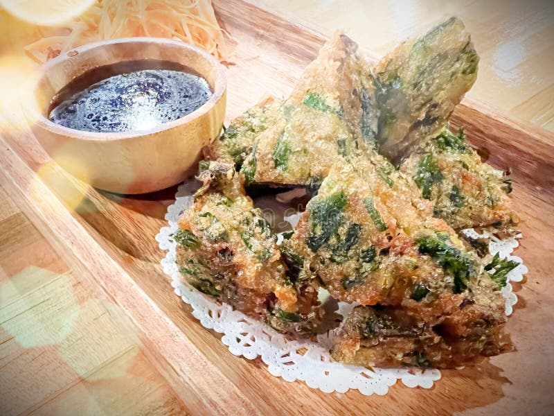 Pan-Fried Chive Cakes stock photo. Image of chive, sweet - 345004374