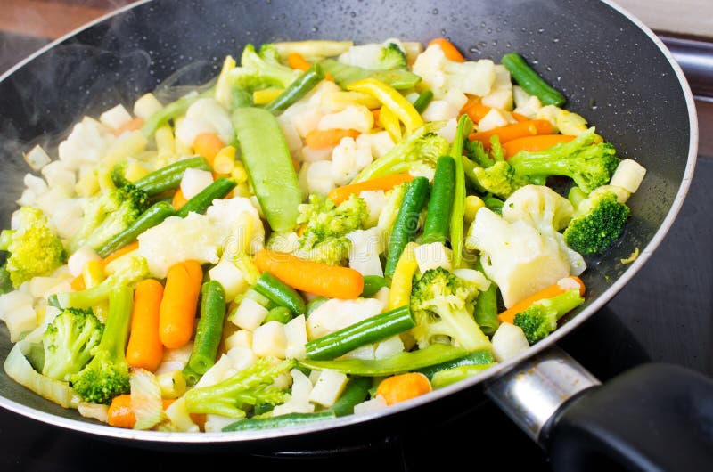 Pan full of vegetables stock photo. Image of frying, cook - 39120272