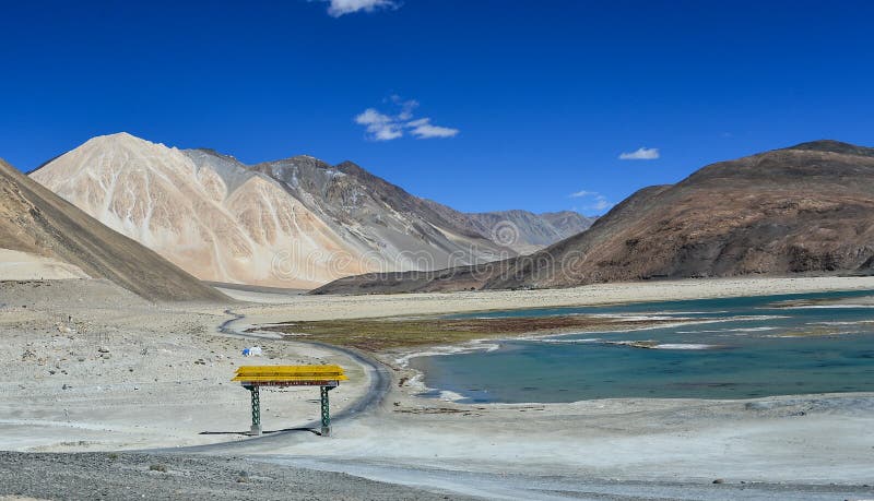 Pan gong Lake stock image. Image of travel, lake, blue - 44900261