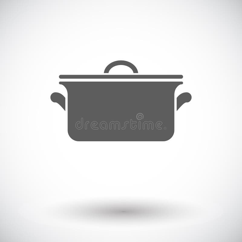 Pan icon stock vector. Illustration of steel, equipment - 91621999