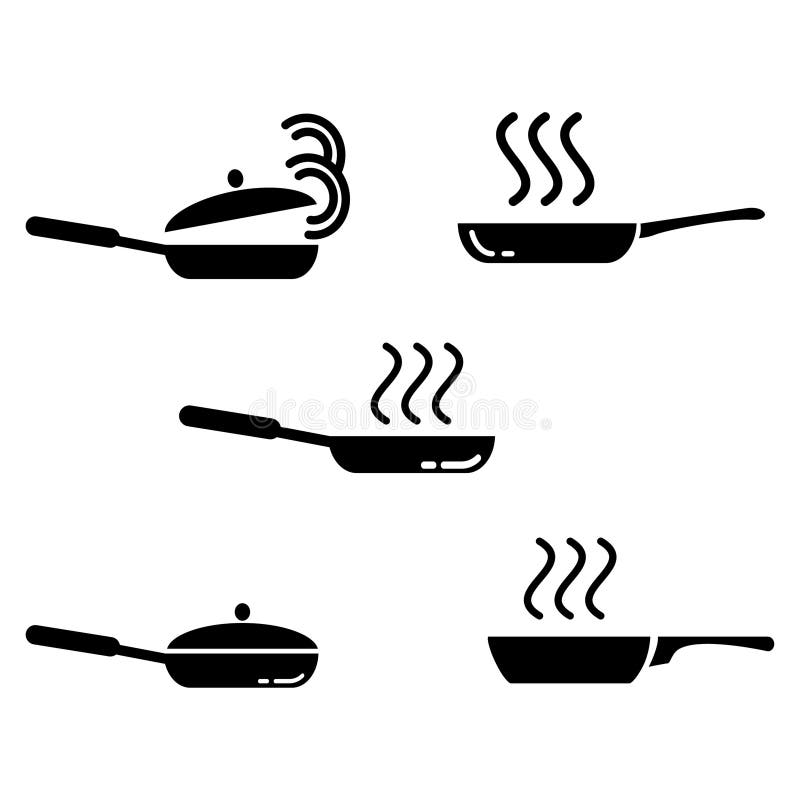 Pan Icon Vector Design Template Basic RGB Stock Vector - Illustration ...