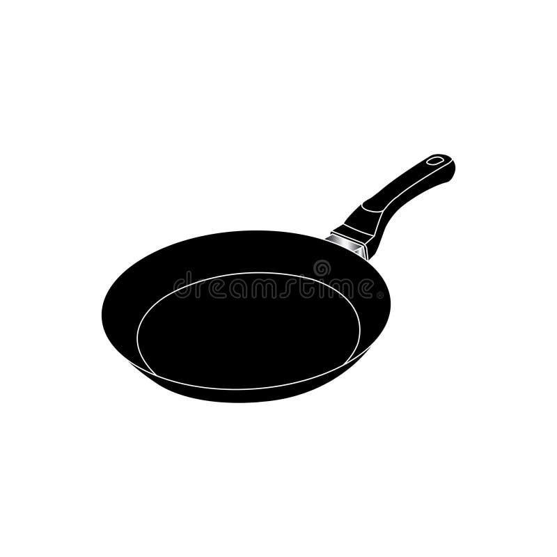 Pan icon stock vector. Illustration of meal, vector - 283240492