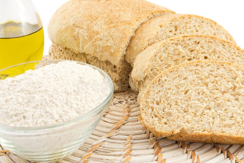 Pan integral imagen de archivo. Imagen de fondo, comida - 28459825