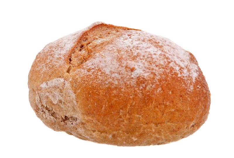 Pan Integral Aislado En Blanco. Imagen de archivo - Imagen de tiro ...