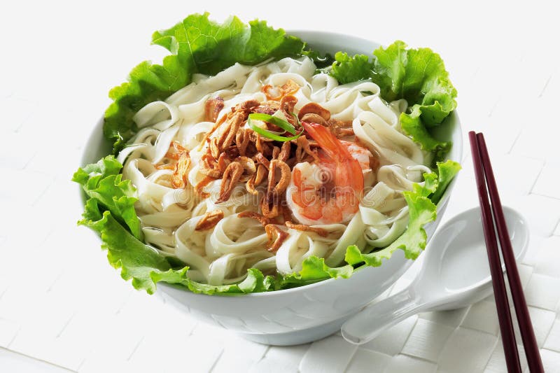 Pan mee noodles stock photo. Image of cuisine, sayur - 79625442