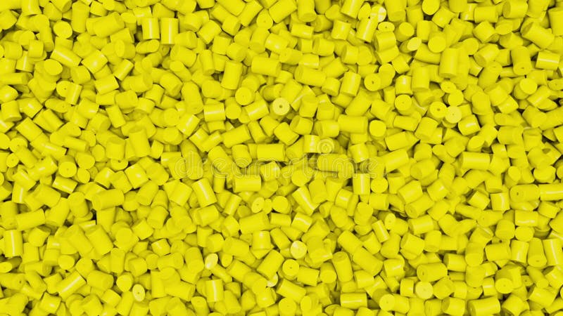 Pan Over Yellow Plastic Polypropylene Granules, Masterbatch Polymer ...