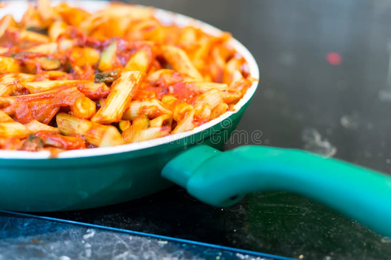 Pan pasta stock photo. Image of pasta, diner, cuisine - 45354682