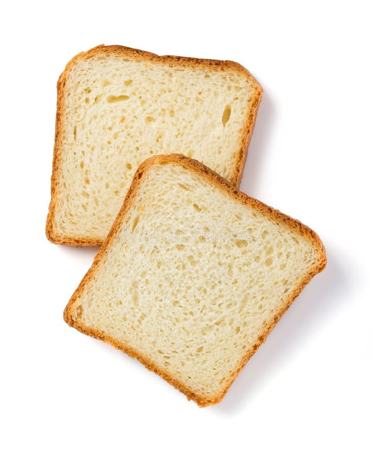 Pan Rebanado Aislado En Blanco Imagen de archivo - Imagen de tapa ...
