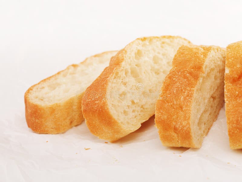 Pan rebanado del ciabatta imagen de archivo. Imagen de casero - 69481077