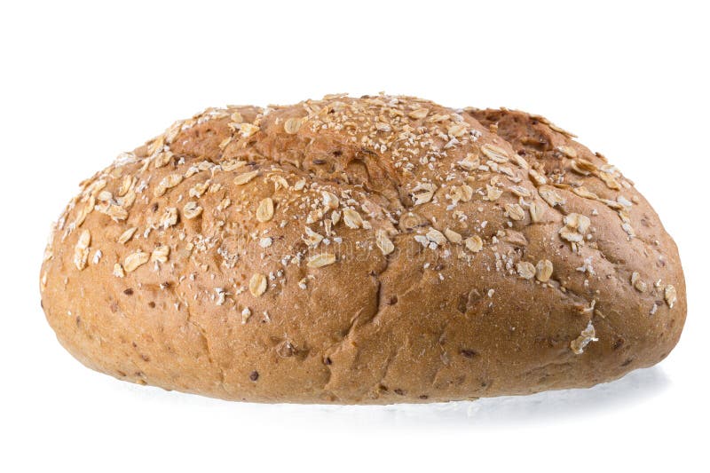 Pan Recientemente Cocido Aislado En El Fondo Blanco Imagen de archivo ...