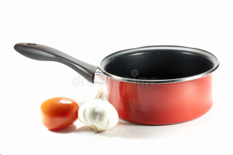Pan red stock image. Image of skillet, cooking, vegetable - 23773263
