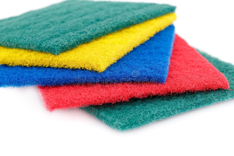 Pan scourer stock image. Image of isolation, housework - 82749091