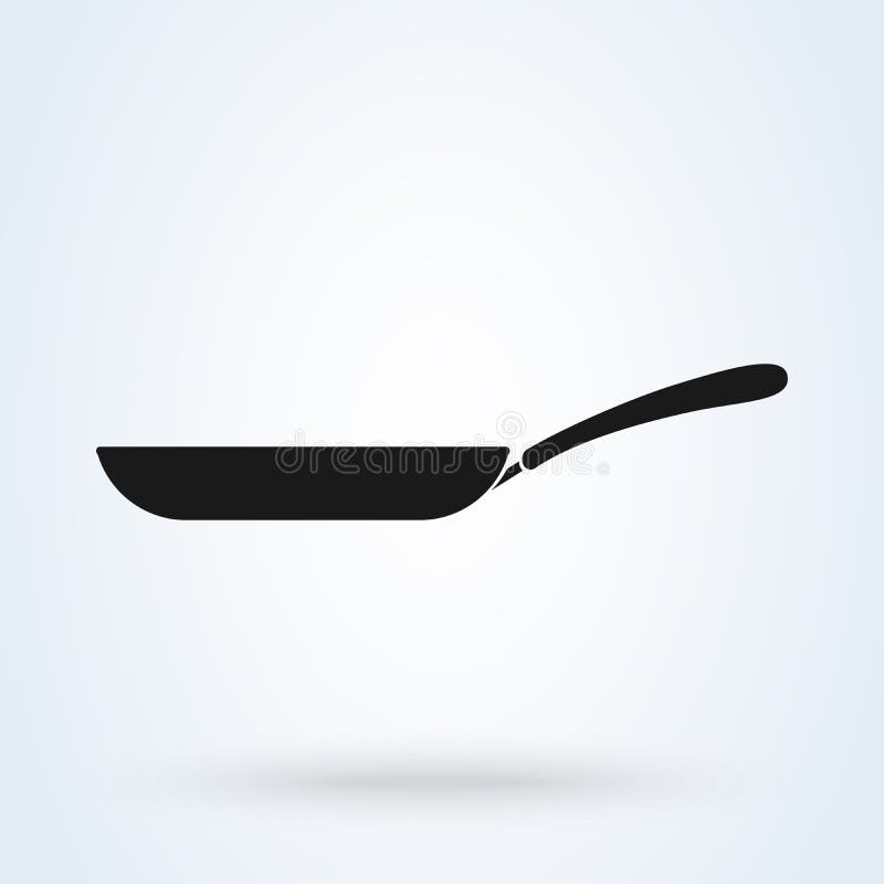 Pan Side Icon Isolated Vector. Black Icon Stock Vector - Illustration ...