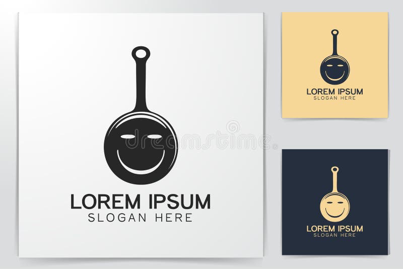 Pan Smile, Cooking Logo Designs Inspiration Isolated on White ...