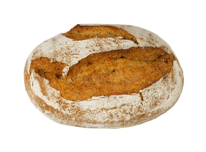 Pan Tradicional Recientemente Cocido Aislado Foto de archivo - Imagen ...