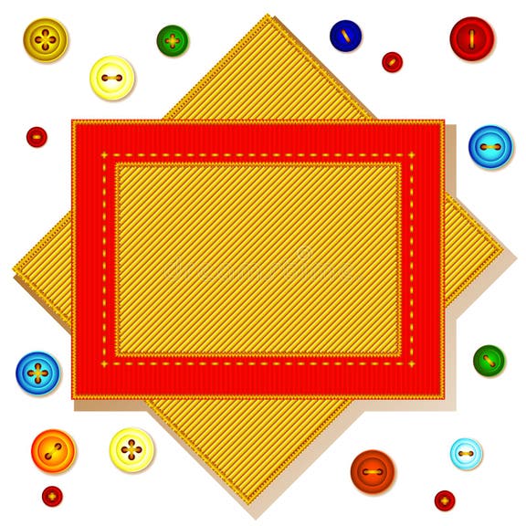 Pana y botones ilustración del vector. Ilustración de fondo - 21917292