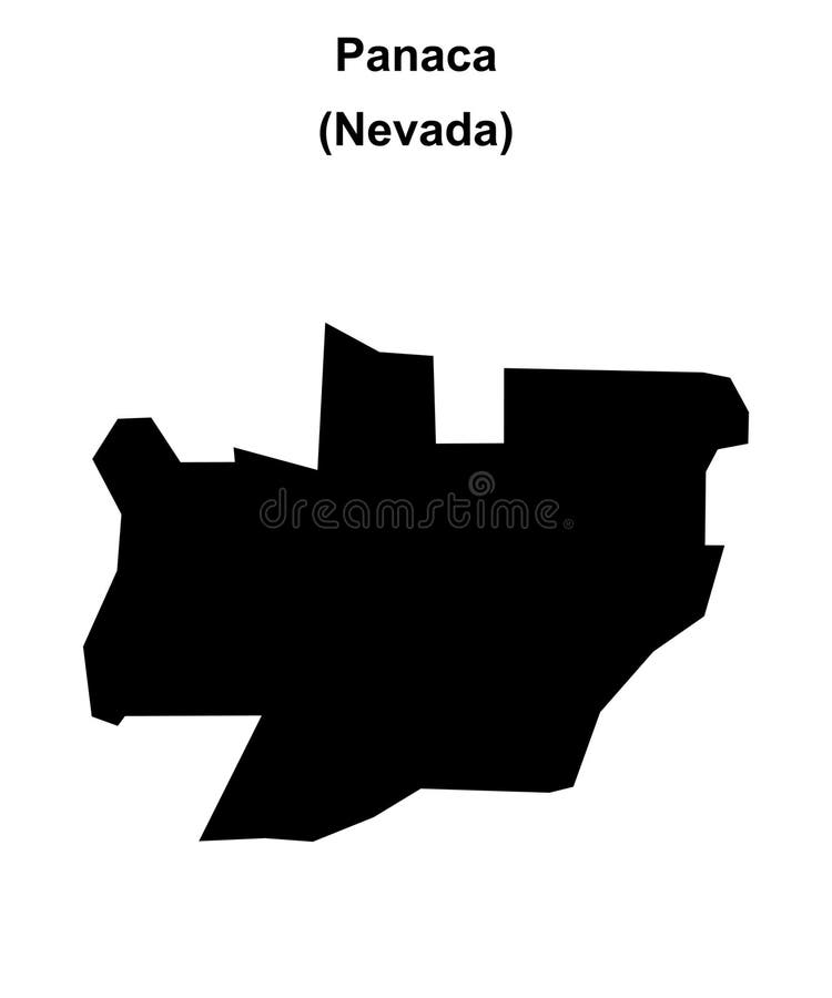 Panaca Outline Map Stock Illustrations – 1 Panaca Outline Map Stock ...