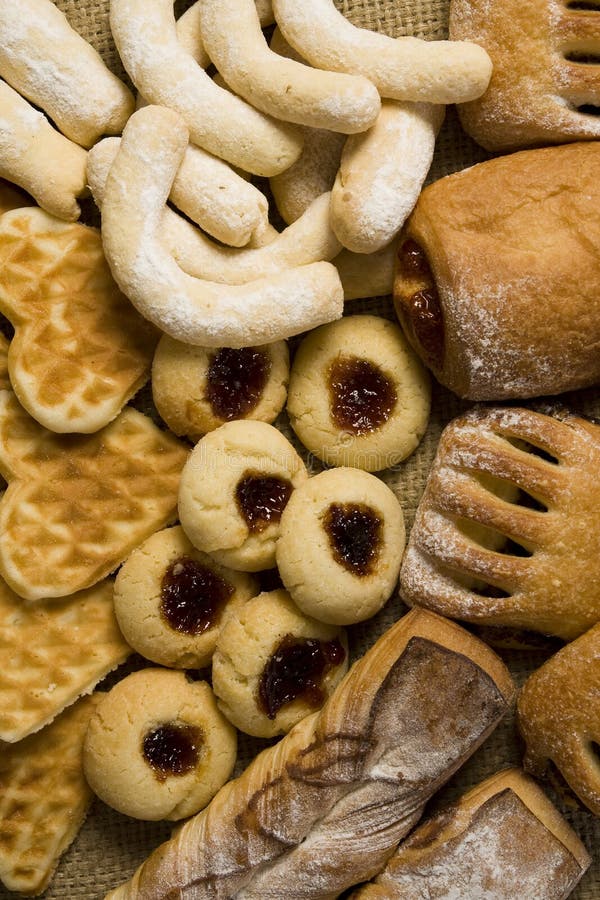 Panadería y galletas foto de archivo. Imagen de fresco - 4563276