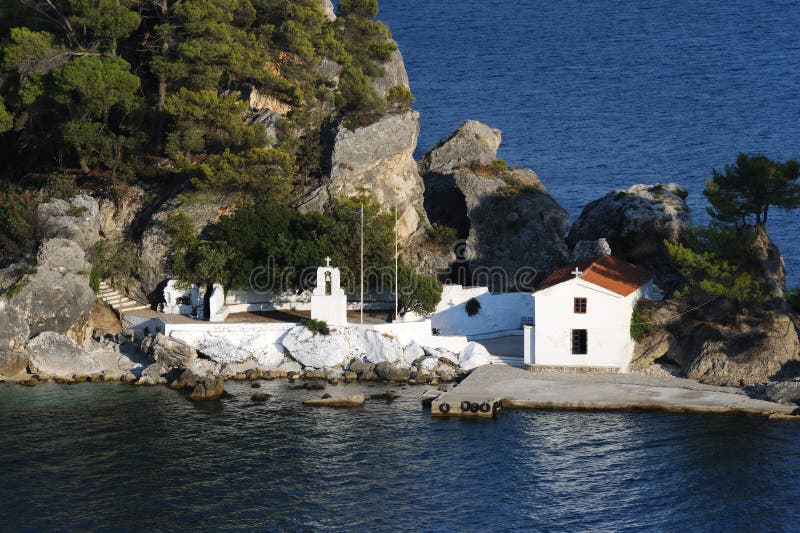 Panagia Island, Parga, Greece Stock Photo - Image of lichnos, landscape ...