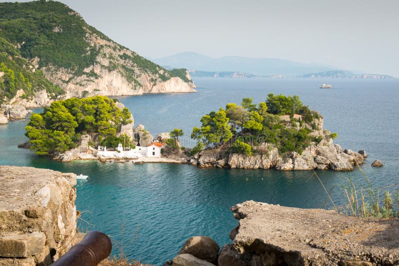 Panagia Island, Parga, Greece Stock Photo - Image of epirus, famous ...