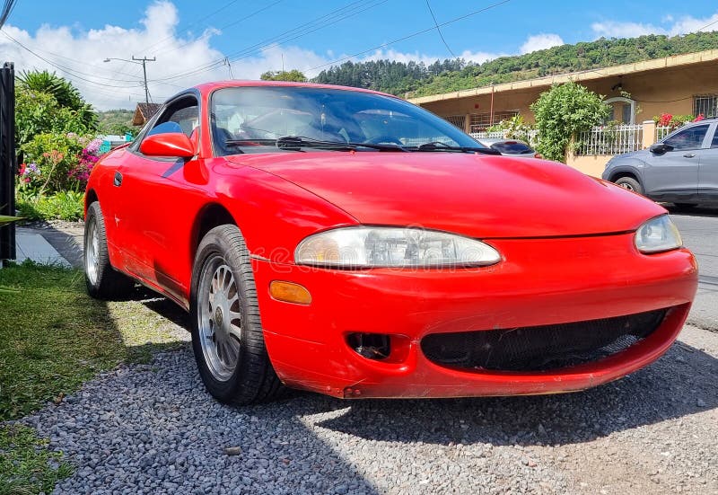 Panama, Boquete, Mitsubishi, Eclipse Red Model Editorial Photography ...