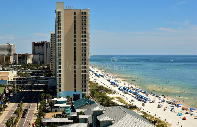 Panama City Beach on Hot Summer Day Editorial Photo - Image of panama ...