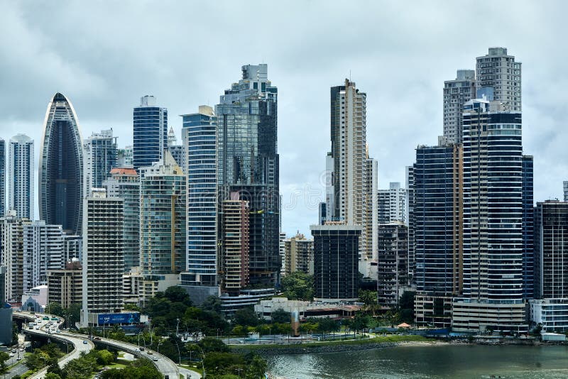 Panama City landmark editorial photo. Image of buildings - 250987491