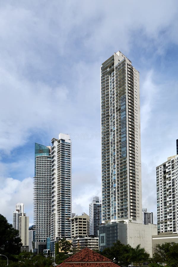 Panama City landmark stock image. Image of skyscrapers - 250987769