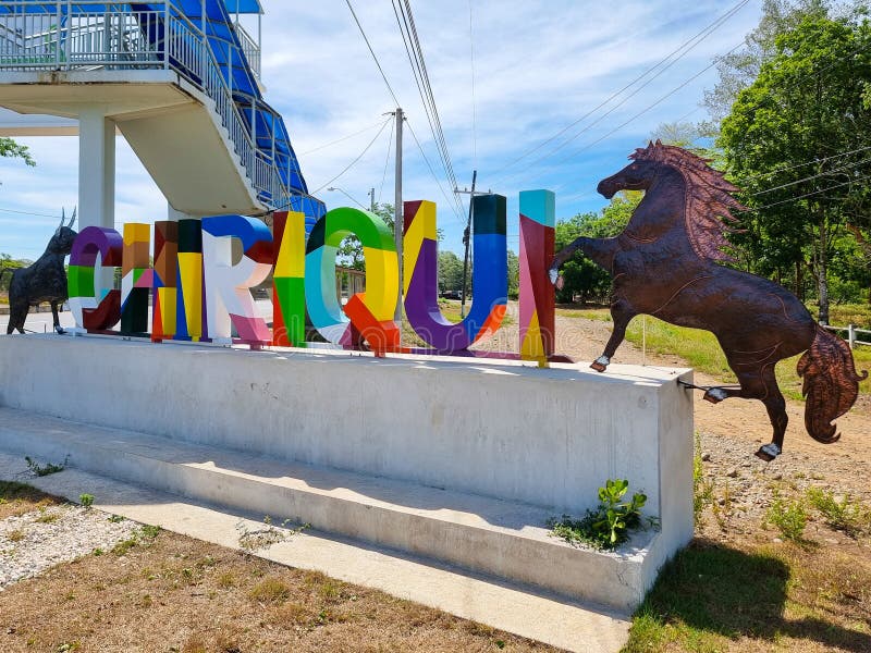 Panama, David, Welcome Sign of the Province of Chiriqui Editorial ...