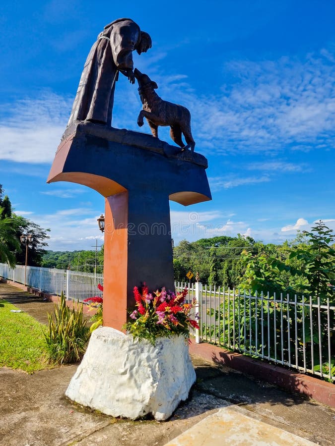 Panama, Dolega, Monument To St Francis of Assis Editorial Photo - Image ...