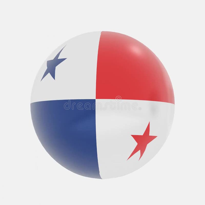 Panama Flag Icon or Symbols Stock Illustration - Illustration of ...