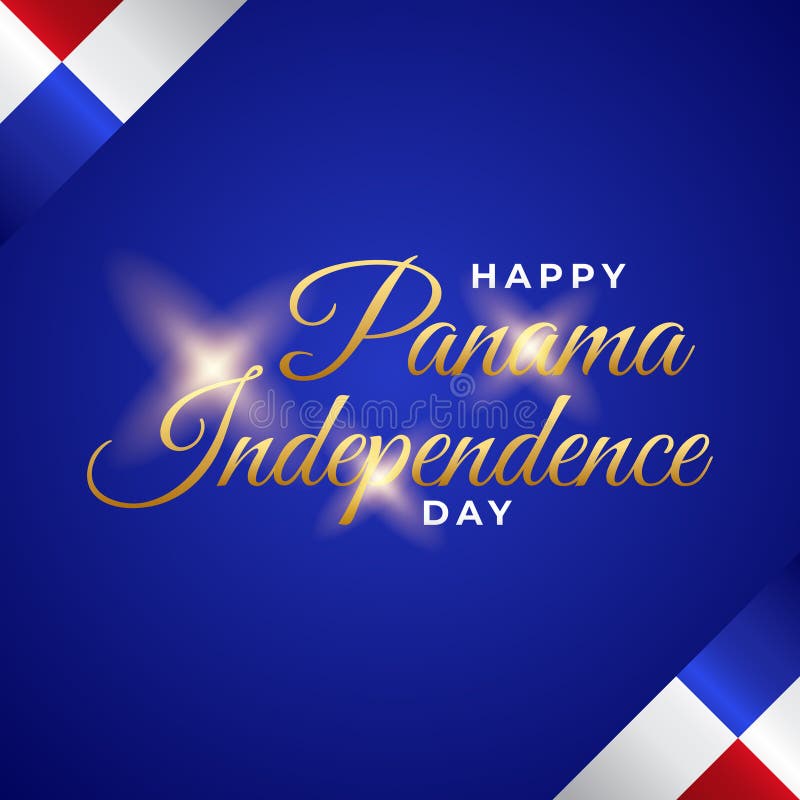 Panama Independence Day Design Illustration Collection Stock Vector ...