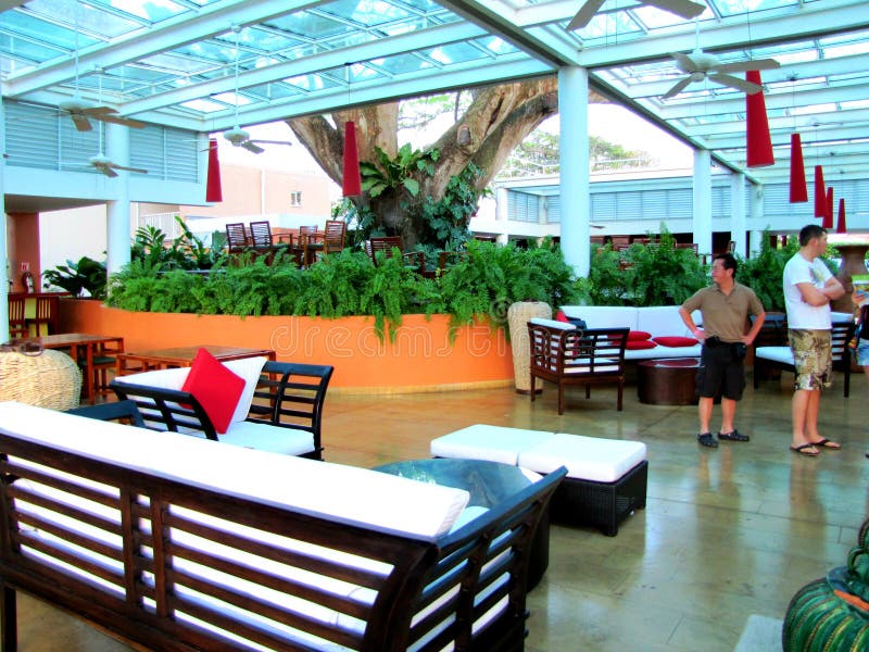 Panama lobby editorial photography. Image of tropical - 129710717