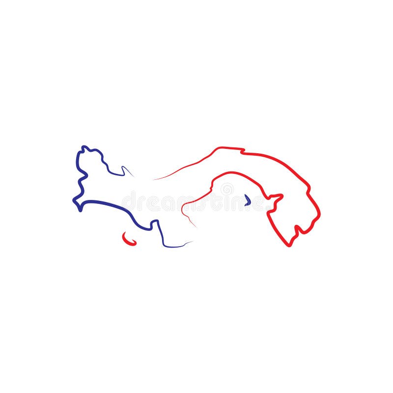 Panama Map Vector Logo Icon Stock Vector - Illustration of nation ...