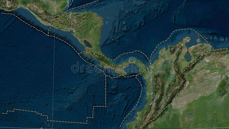 Panama Plate - Neighborhoods. Fahey. Topografic Stock Illustration ...