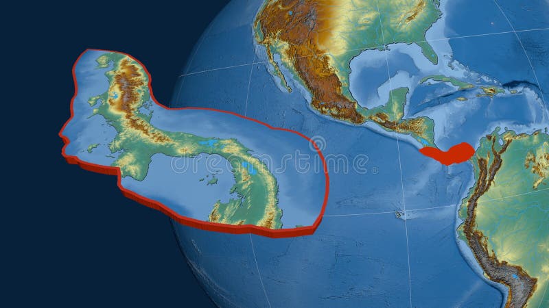 Panama Plate Presented - Relief Stock Illustration - Illustration of ...