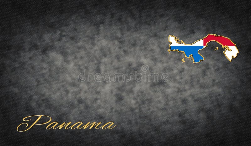 Panama Symbols, Map of Panama Stock Image - Image of reefs, wildlife ...