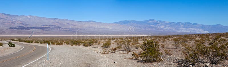 Panamint Range Mountains Death Valley National Park California Stock ...