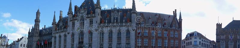 Panaramic European Architecture Stock Image - Image of travel, clouds ...