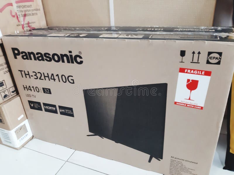 Panasonic Television 32 Inc Flat Smart Tv Editorial Stock Image - Image ...