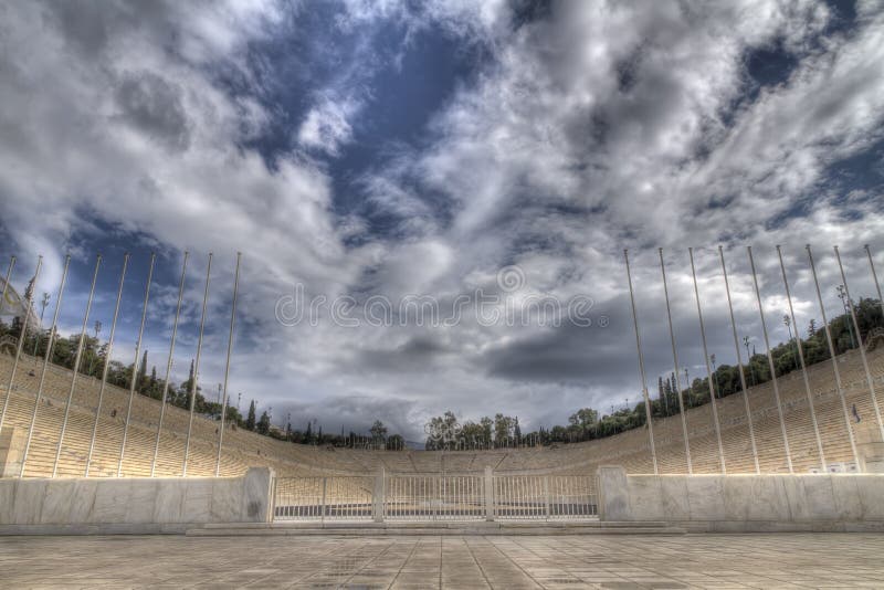 Panathenaic Stadium Also Known As Kallimarmaro Editorial Photo - Image ...