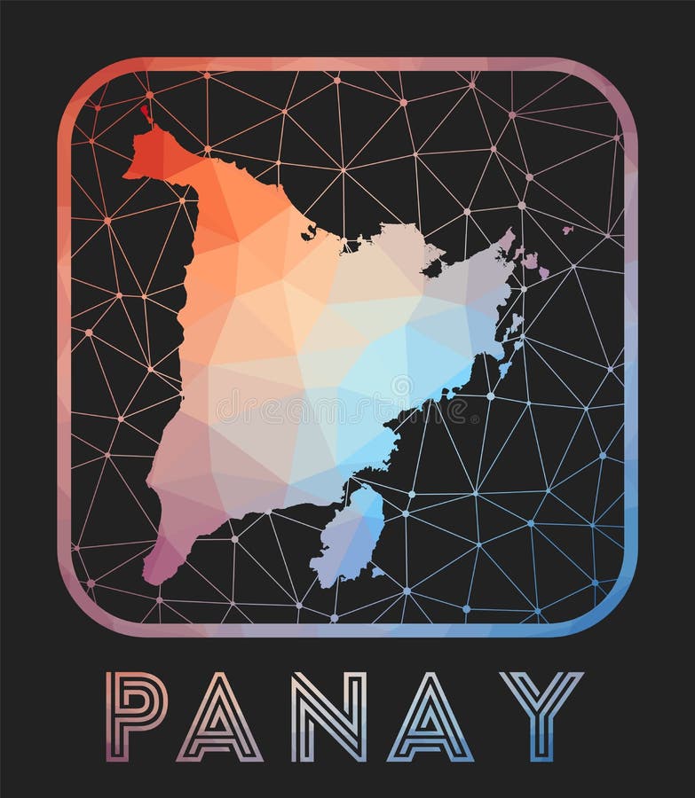 Panay Geometric Polygonal, Mosaic Style Island. Stock Vector ...