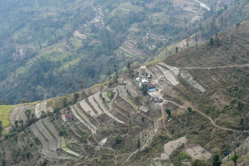Panbu village - kalimpong stock image. Image of kalimpong - 250624611