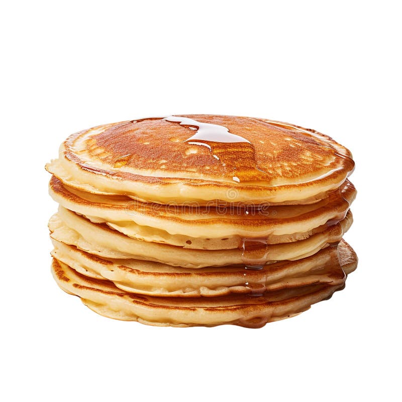 Pancake Against Transparent Background Ai Generated Stock Illustration ...